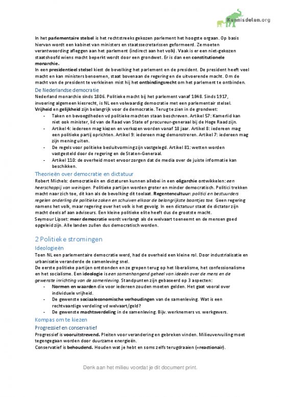 Thema's Maatschappijleer samenvatting - KennisDelen Thema's Maatschappijleer samenvatting - KennisDelen