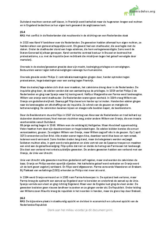 samenvatting geschiedenis havo examenstof hoofdstuk 5 t/m 10 + het ... samenvatting geschiedenis havo examenstof hoofdstuk 5 t/m 10 + het ...